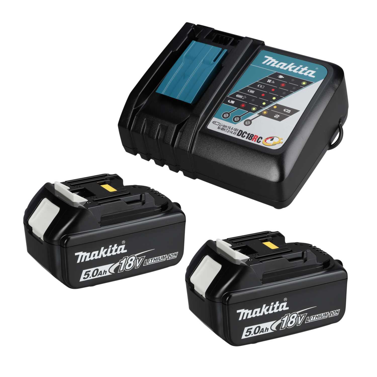 Makita DLX2131TJ 18V Combi and Impact Driver Kit LXT with 2 x 5.0Ah ...