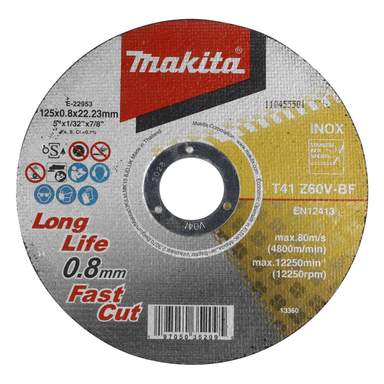 Makita 125mm Thin Metal Cutting Disc (E-22953) | CEF