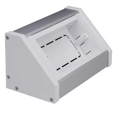 Marco 2 Gang Bench Trunking Unit Aluminium (Sold in 1's) (MTBU2) | CEF