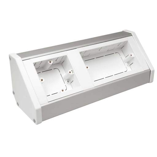 Marco 3 Gang Bench Trunking Unit Aluminium (Sold in 1's) (MTBU3) | CEF