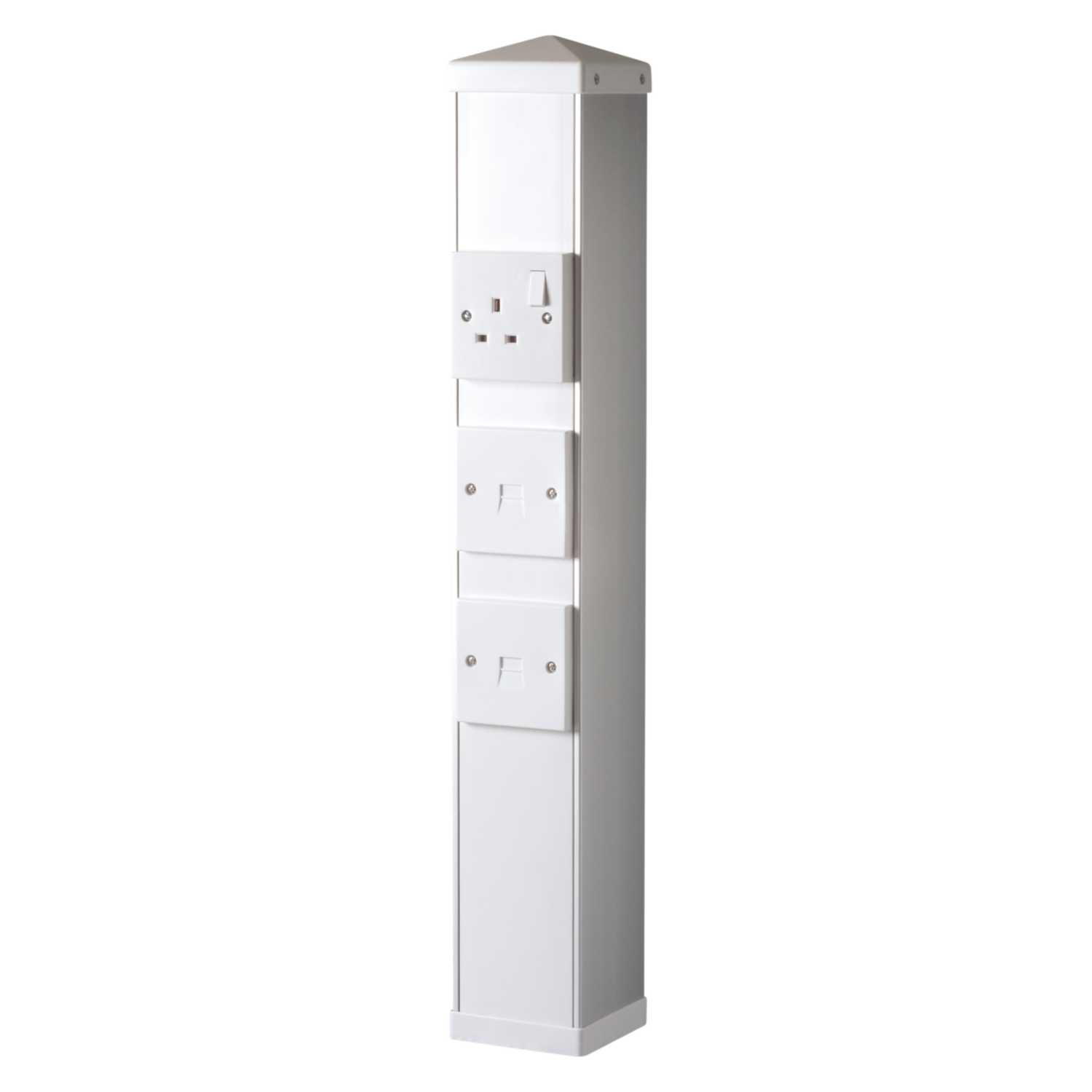 Marco 650mm Power Post Aluminium Body UPVC Lid (MTPP1) | CEF