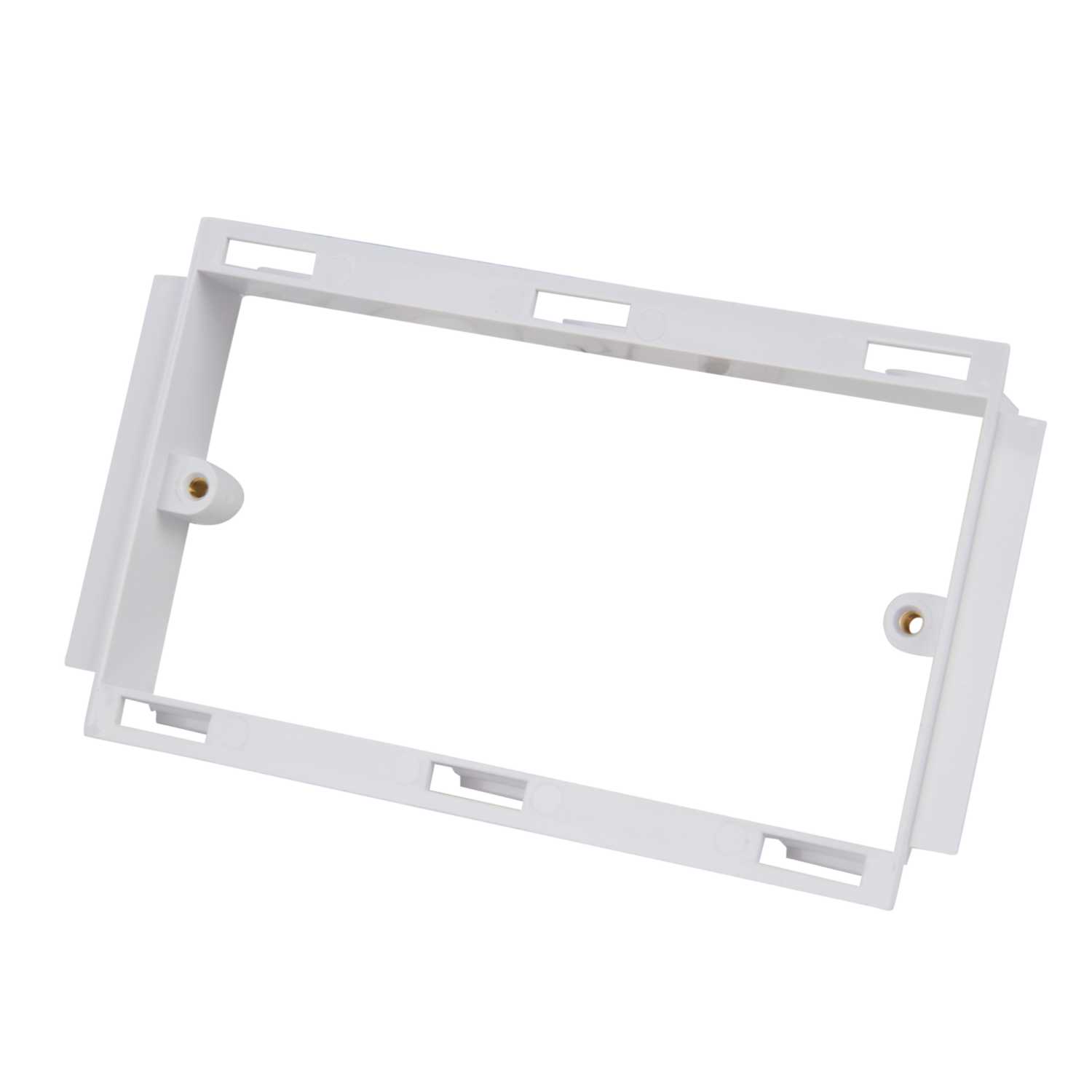 Marco 2 Gang Frame for Trunking White (Sold in 1's) (MTSB2-F) | CEF