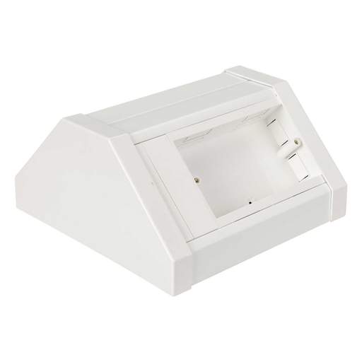 Marshall Tufflex 2 Gang Bench Trunking Unit Double Sided White (Sold in ...