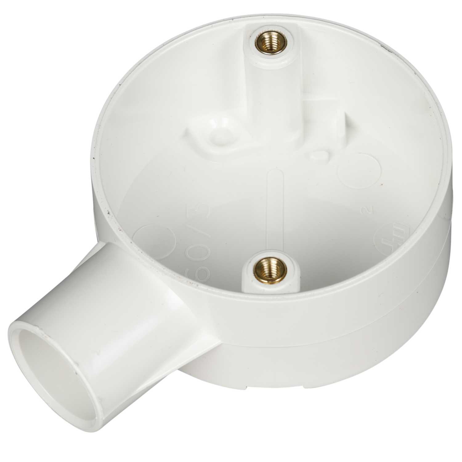 Marshall Tufflex 25mm PVC Conduit Terminal Box White (Sold in 1's ...