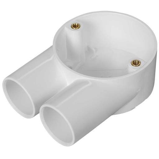 Marshall Tufflex 25mm PVC Conduit U Box White (Sold in 1's) (3MRB13WH ...