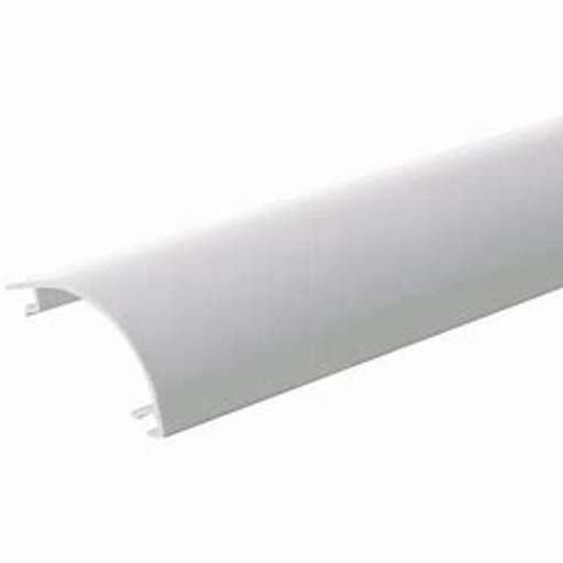 Marshall Tufflex Sterling 3m Curved Trunking Cover White (CETC1WH) | CEF
