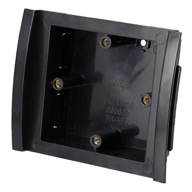 Marshall Tufflex 1 Gang 30mm Outlet Box Black for Odyssey Trunking ...