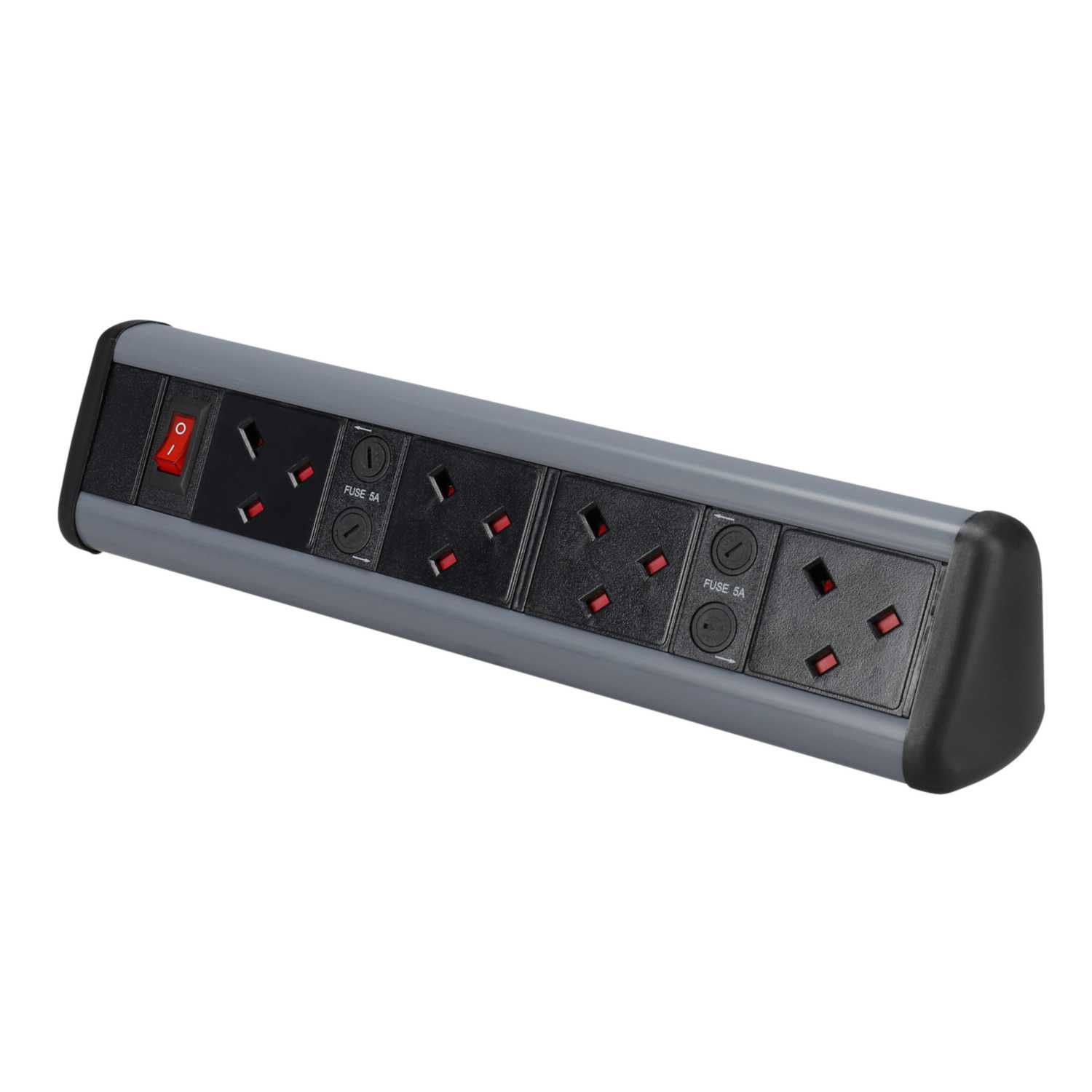 Marshall Tufflex Desktop Module with 4 x 5A Fused Power Sockets (DTM4BK ...