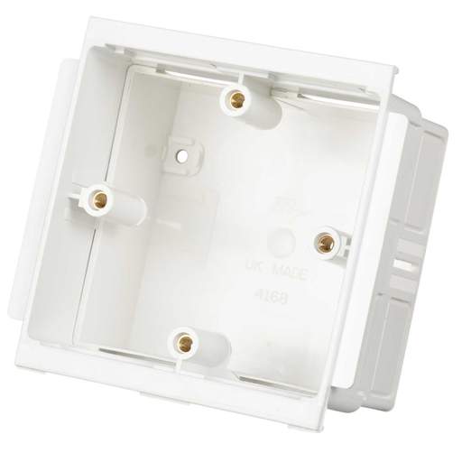 Marshall Tufflex 1 Gang 32 - 40mm Adjustable Box White (Sold in 1's ...