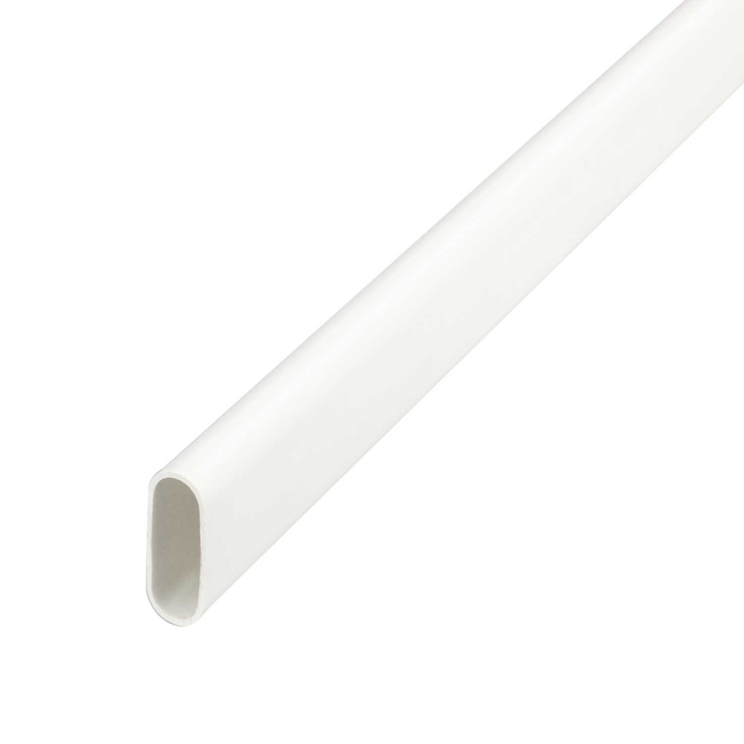 Marshall Tufflex 29mm PVC High Impact Oval Conduit White (3m Length ...