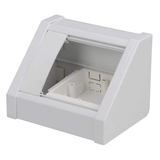 Marshall Tufflex 1 Gang Bench Trunking Unit Single Sided White (Sold in ...