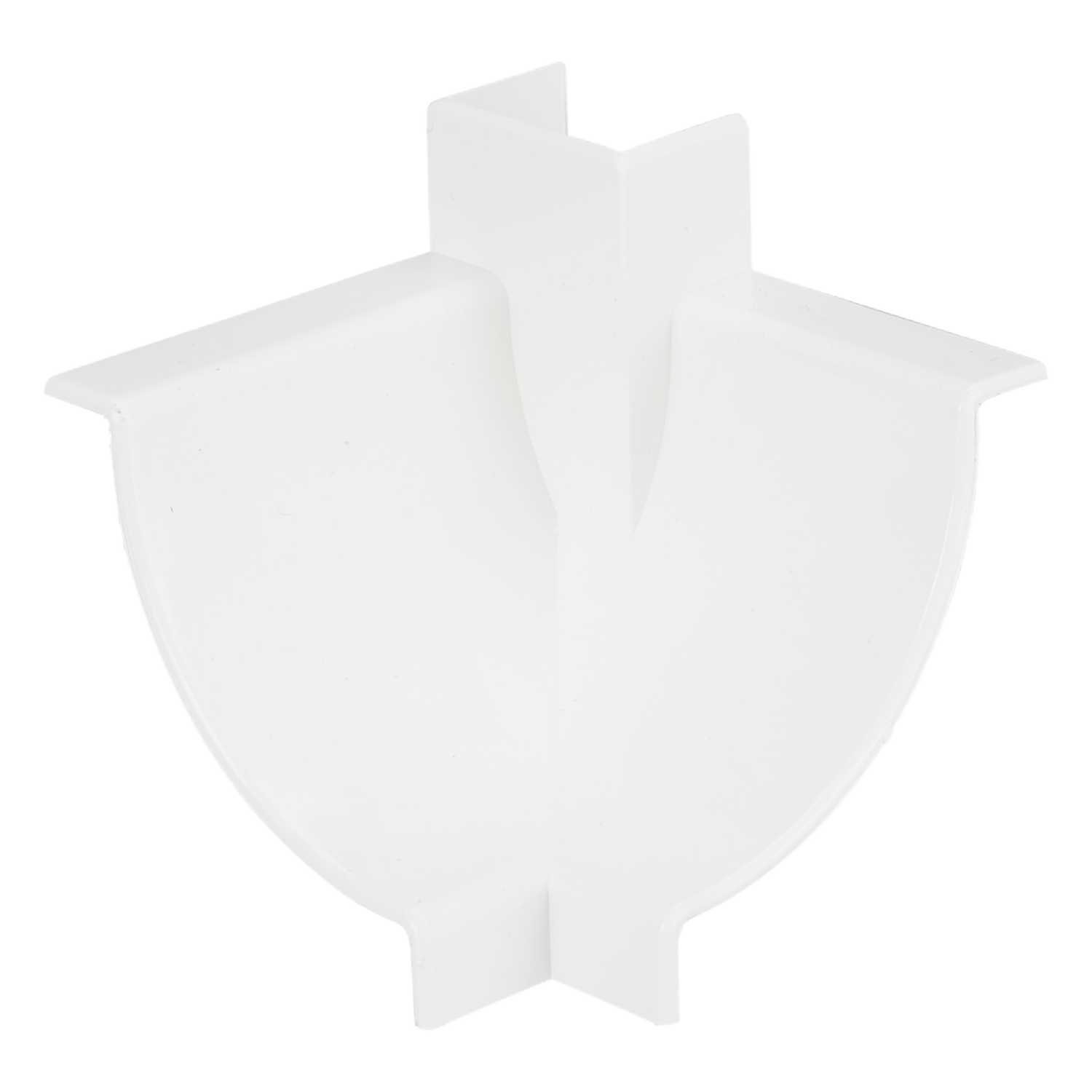 Marshall Tufflex Left Hand Corner Adaptor for Cornice Trunking (Sold in ...
