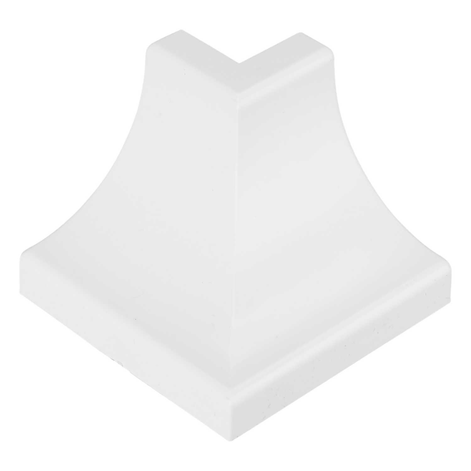 Marshall Tufflex 50mm x 50mm External Bend White Cornice Trunking (Sold ...