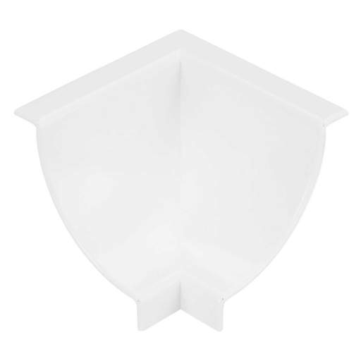 Marshall Tufflex 50mm x 50mm Internal Bend White Cornice Trunking (Sold ...