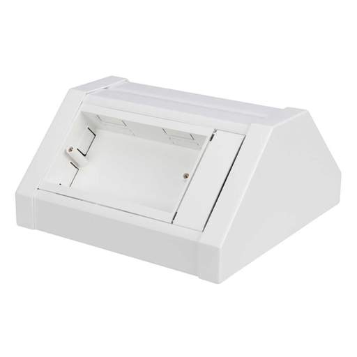 Marshall Tufflex 2 Gang Bench Trunking Unit Double Sided White (Sold in ...