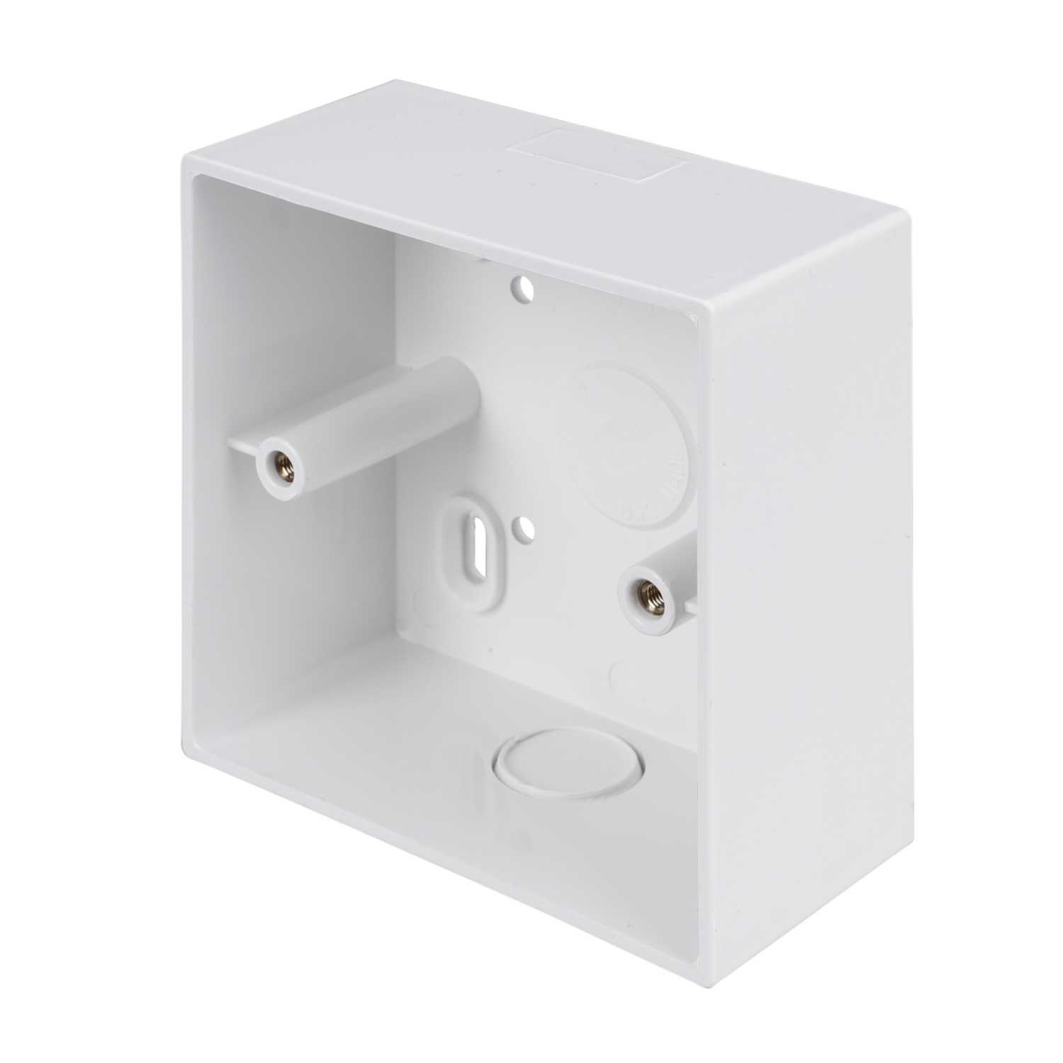 Marshall Tufflex Universal 1G 44mm PVC Surface Box Square Corners with ...