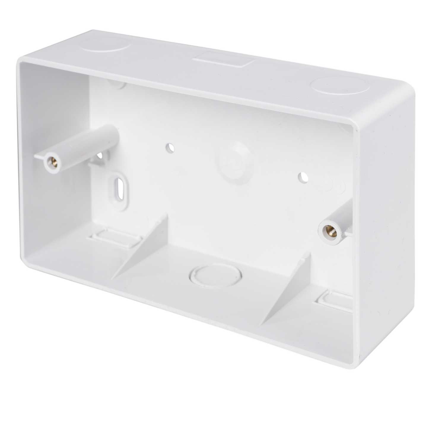 Marshall Tufflex Universal 2G 44mm PVC Surface Box Round Corners with ...