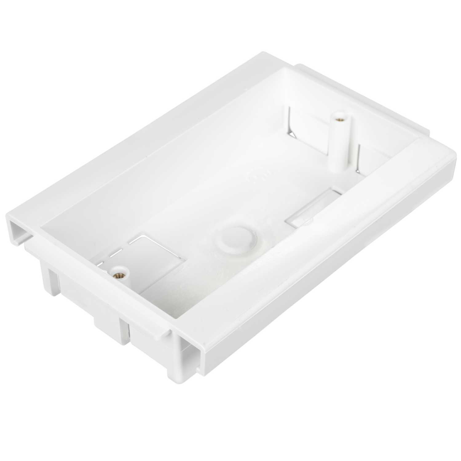Marshall Tufflex 2 Gang 30mm Outlet Box for Maxi Trunking White (Sold ...