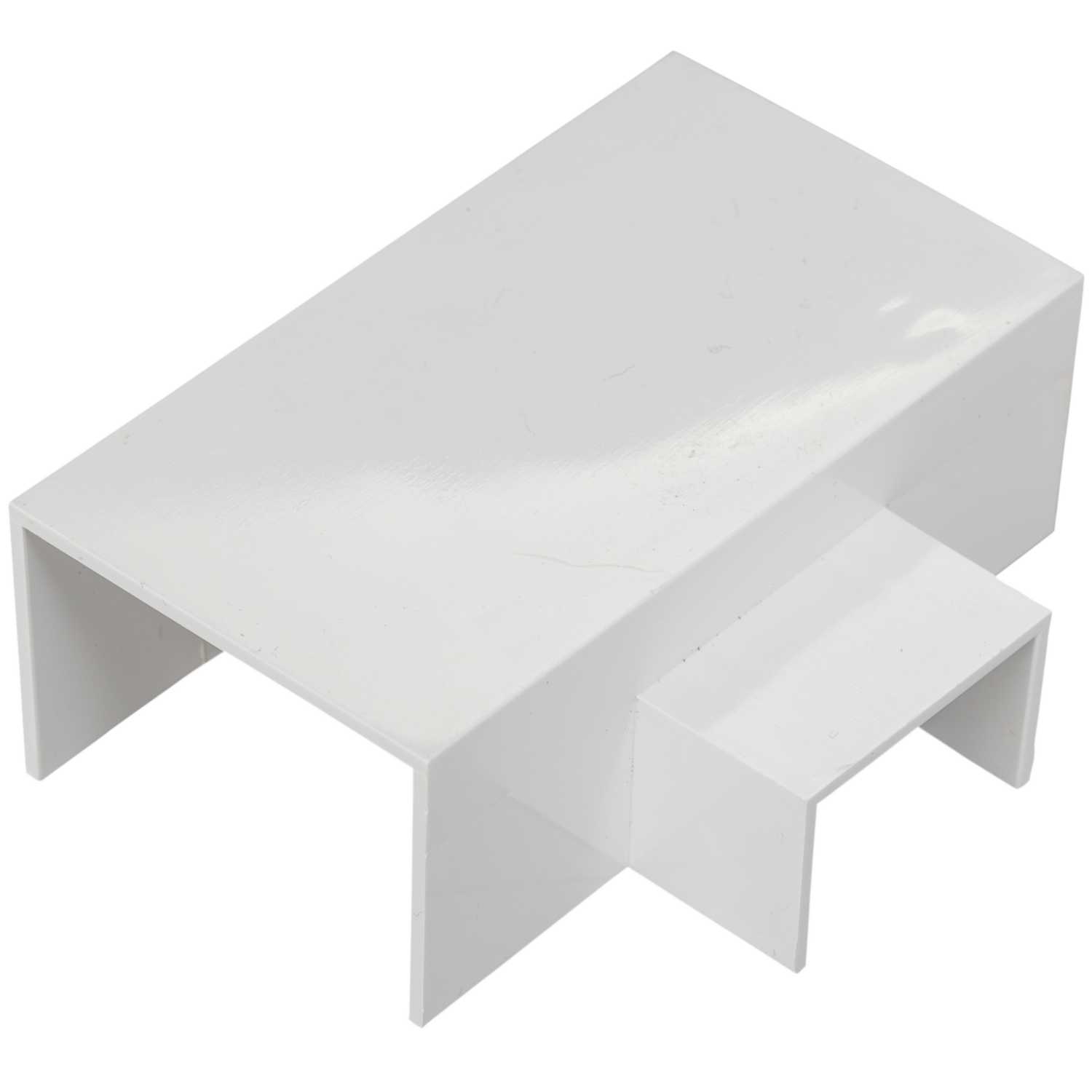 Marshall Tufflex 38mm x 25mm x 38mm Mini Trunking Unequal Tee White ...