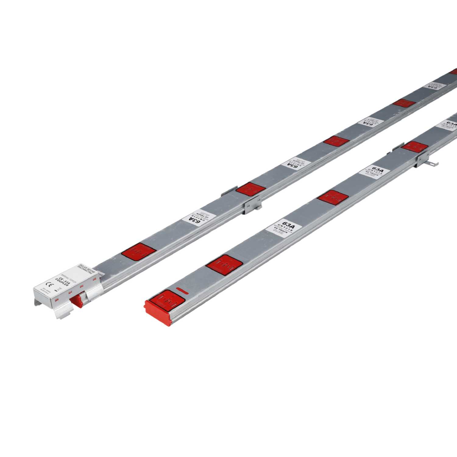Marshall Tufflex 63A 3.6m 2P+E Clean Earth (CE) Power Track with 12 ...