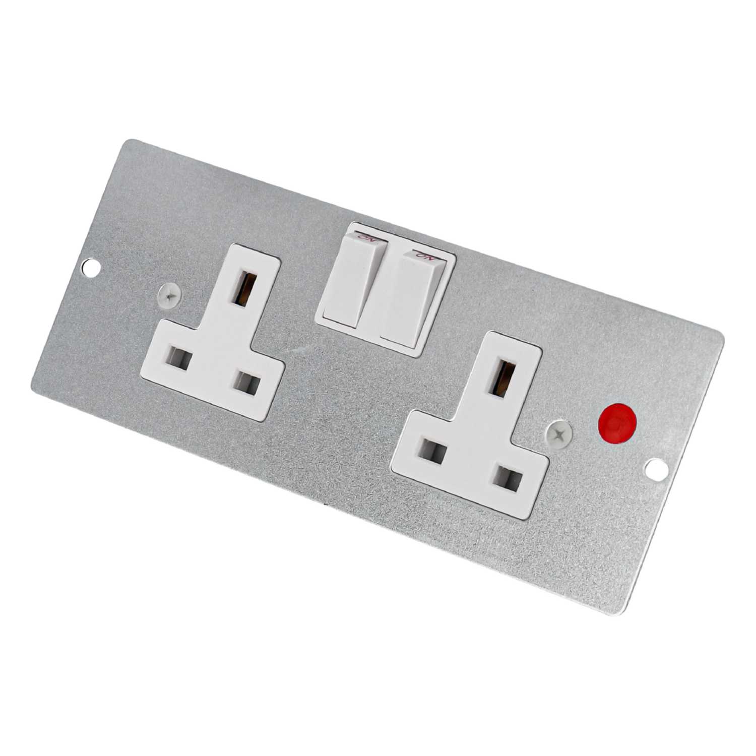 Marshall Tufflex 2 Gang CE Switched Socket Plate for 4 Compartment ...