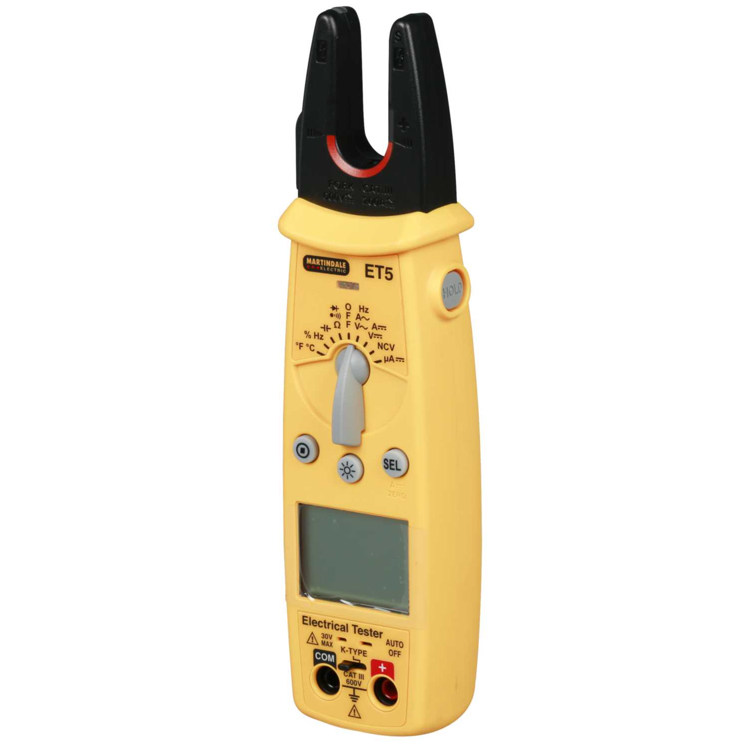 Martindale ET5 200A AC / DC Open Jaw Digital Clamp Meter (MARET5) | CEF