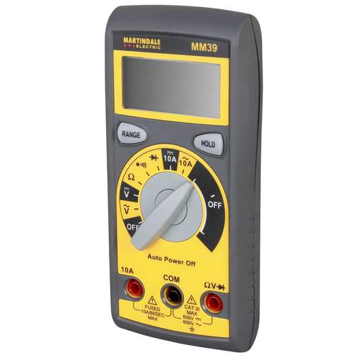 Martindale MM39 Auto Ranging Digital Multimeter (MM39) | CEF