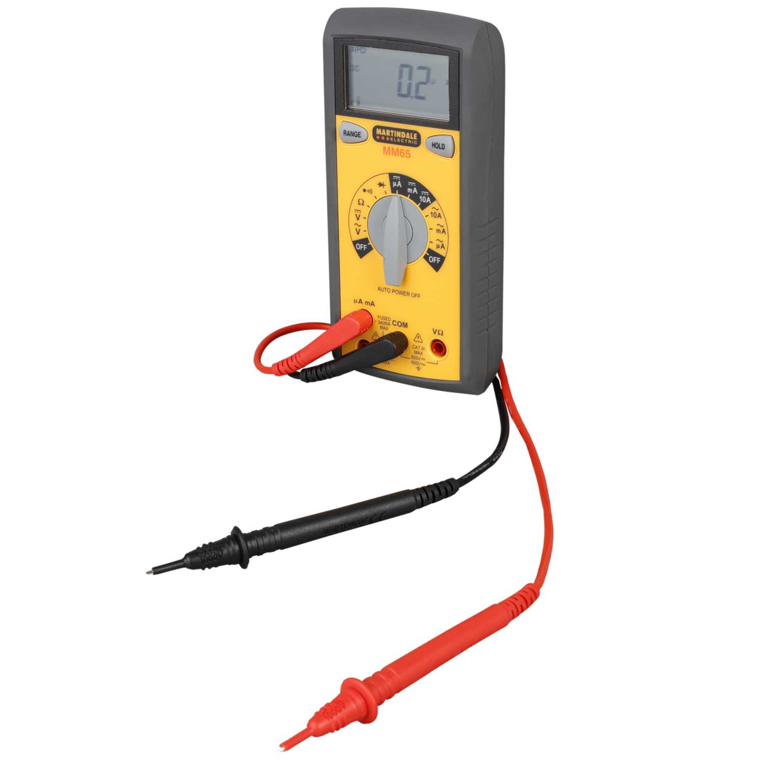 Martindale MM65 Auto Ranging Digital Multimeter (MARMM65) | CEF