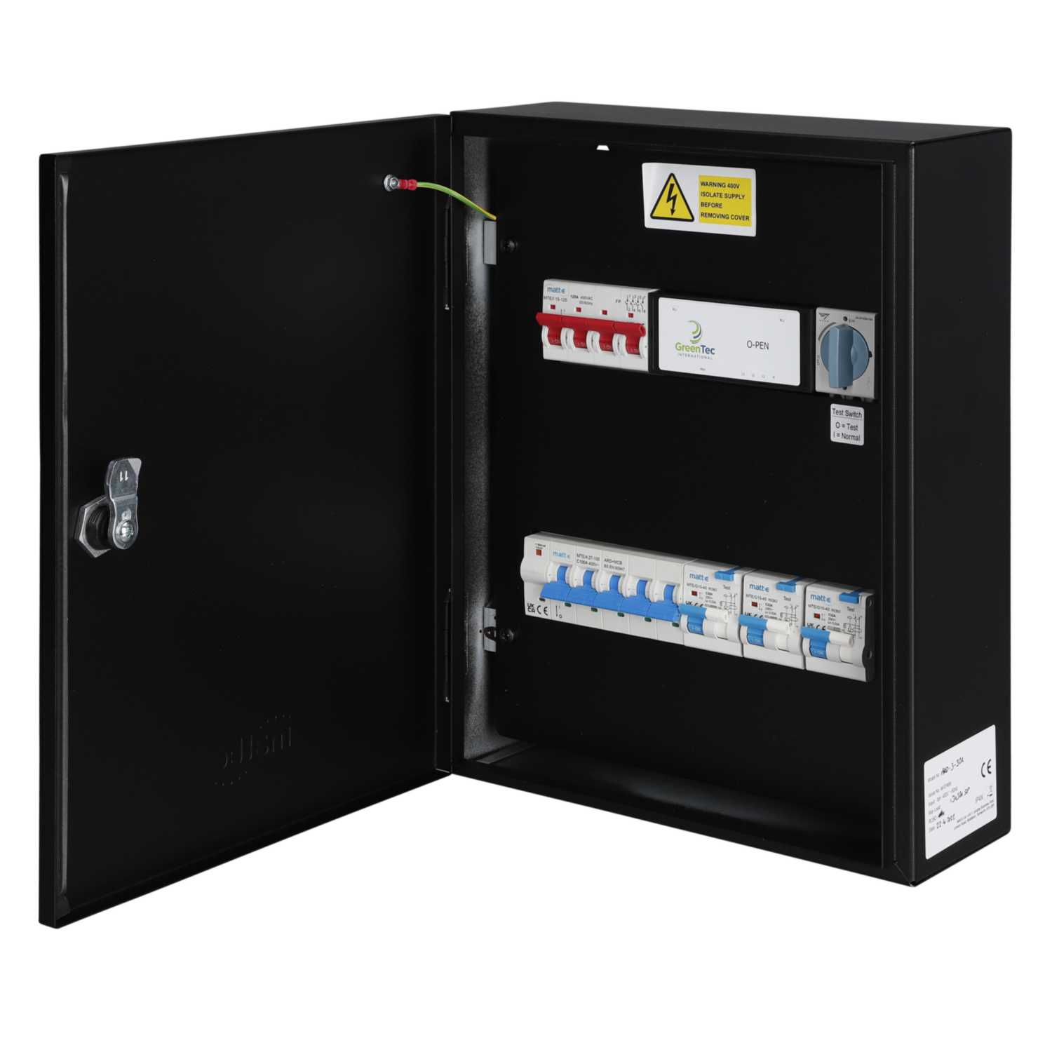 Matt:e ARD 3 Phase O-PEN EV Connection Unit with 3 x 32A Single Phase ...