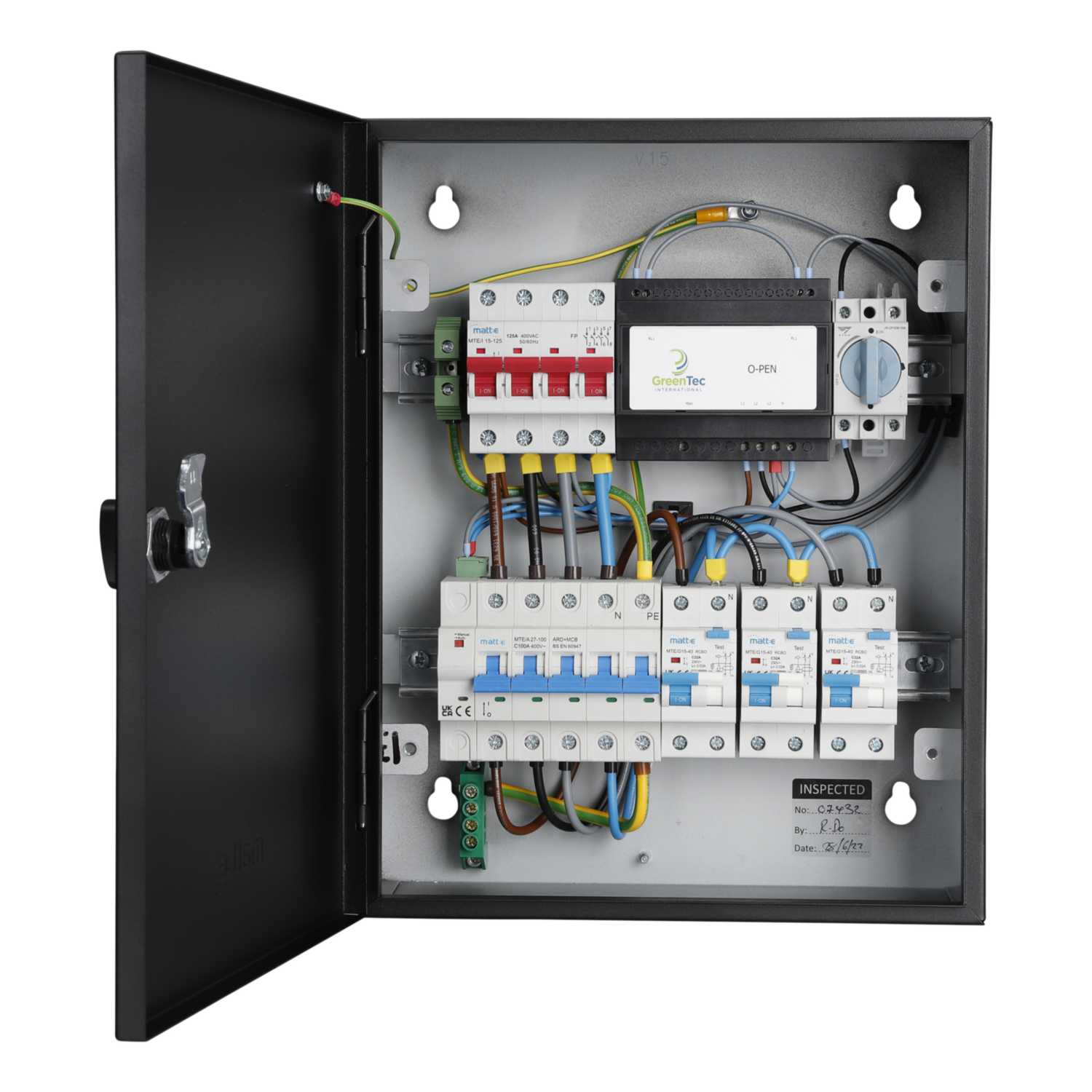 Matt:e ARD 3 Phase O-PEN EV Connection Unit with 3 x 32A Single Phase ...