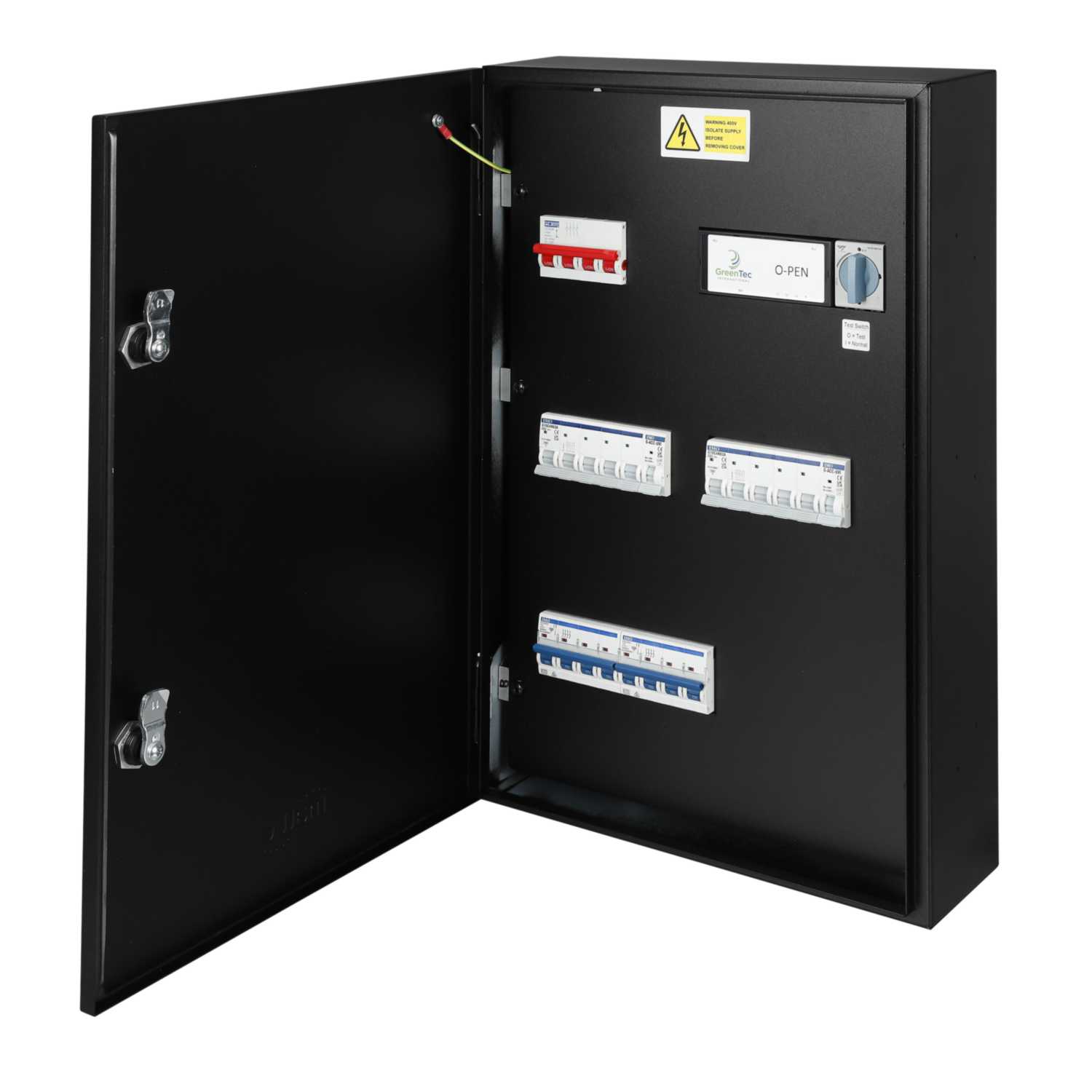 Matt:e 3 Phase Connection Unit with 2 x 4 Pole x 32A MCBs (EVU-2-32-TP ...