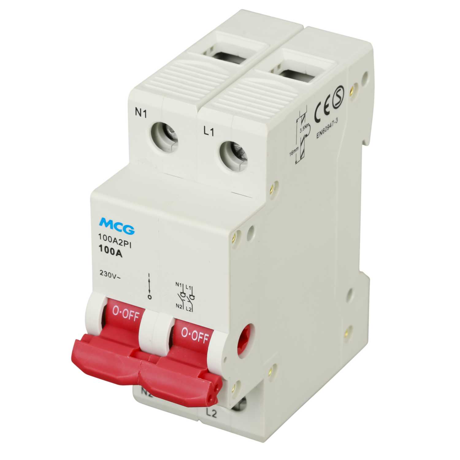MCG 100A DP Incoming Isolator (100A2PI) | CEF