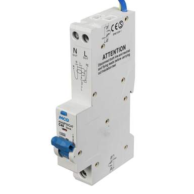 MCG 40A 1P+N 1 Module C Curve 10kA 30mA Type A RCBO (40A2P30CAT) | CEF