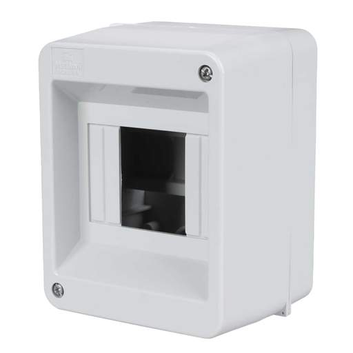 MCG 4 Module IP40 Open Front Enclosure with Moulded Din Rail (90.04) | CEF