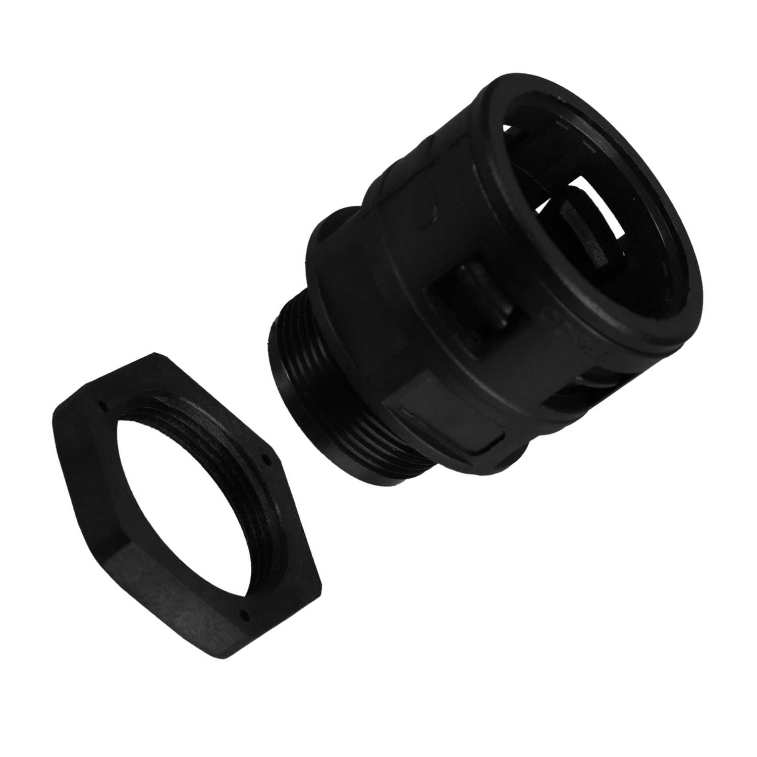 Connexs 32mm Glands for Polypropylene Conduit in Black complete with ...