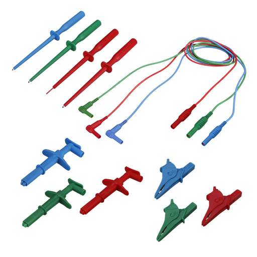 Megger Pro-Kit 3 Wire Unfused Test Lead Set with Probes, Crocodile ...