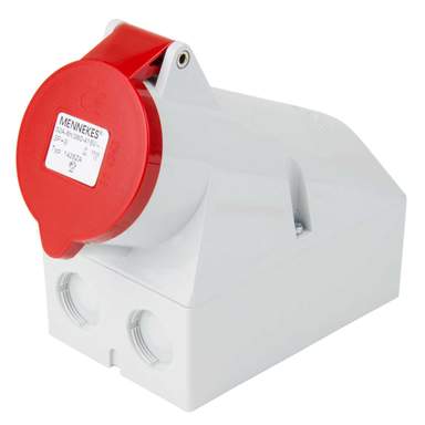 Mennekes 32A 3P+E 415V Wall Mounted Socket IP44 (1425ZA) | CEF