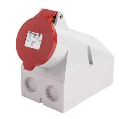 Mennekes 32A 3P+E 415V Wall Mounted Socket IP44 (1425ZA) | CEF
