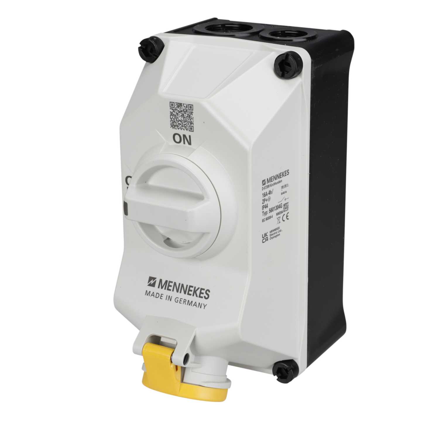 Mennekes DUO 16A 2P+E 110V Interlocked Socket IP44 (5601304G) | CEF