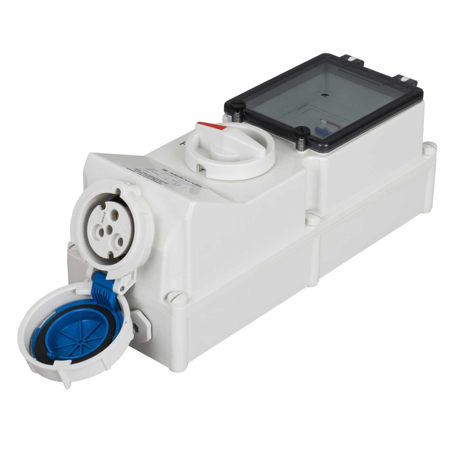 Mennekes 32A 2P+ E 230V Interlocked RCD Protected Socket IP67 (7470UK ...