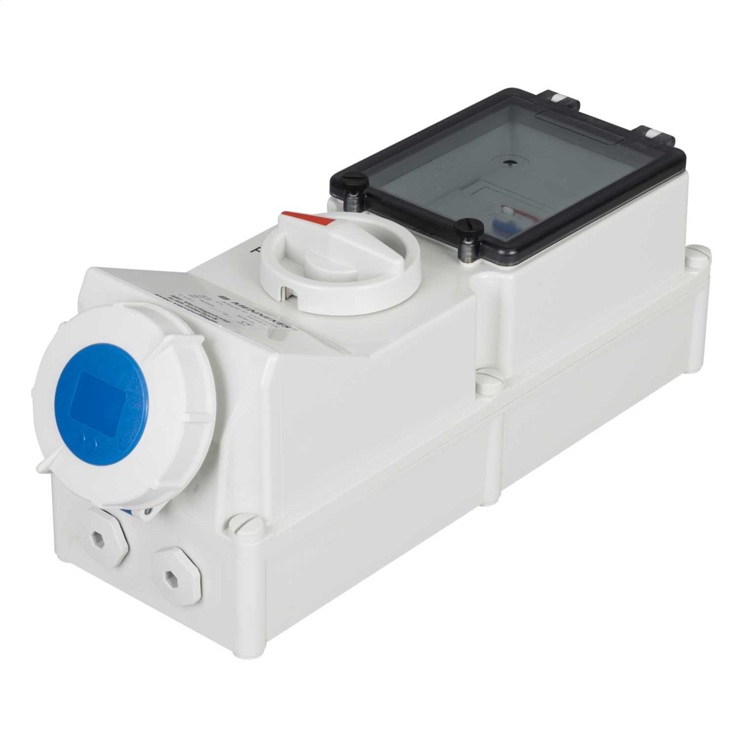 Mennekes 32A 2P+ E 230V Interlocked RCD Protected Socket IP67 (7470UK ...