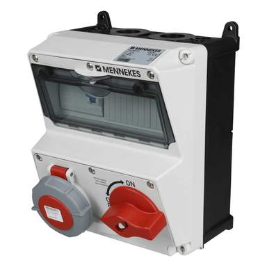 Mennekes AMAXX® 16A 3P+N+E 415V Interlocked Switched RCD Protected ...