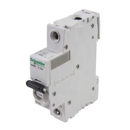 Schneider Acti9 16A Single Pole 10kA C Curve MCB (A9F54116) | CEF
