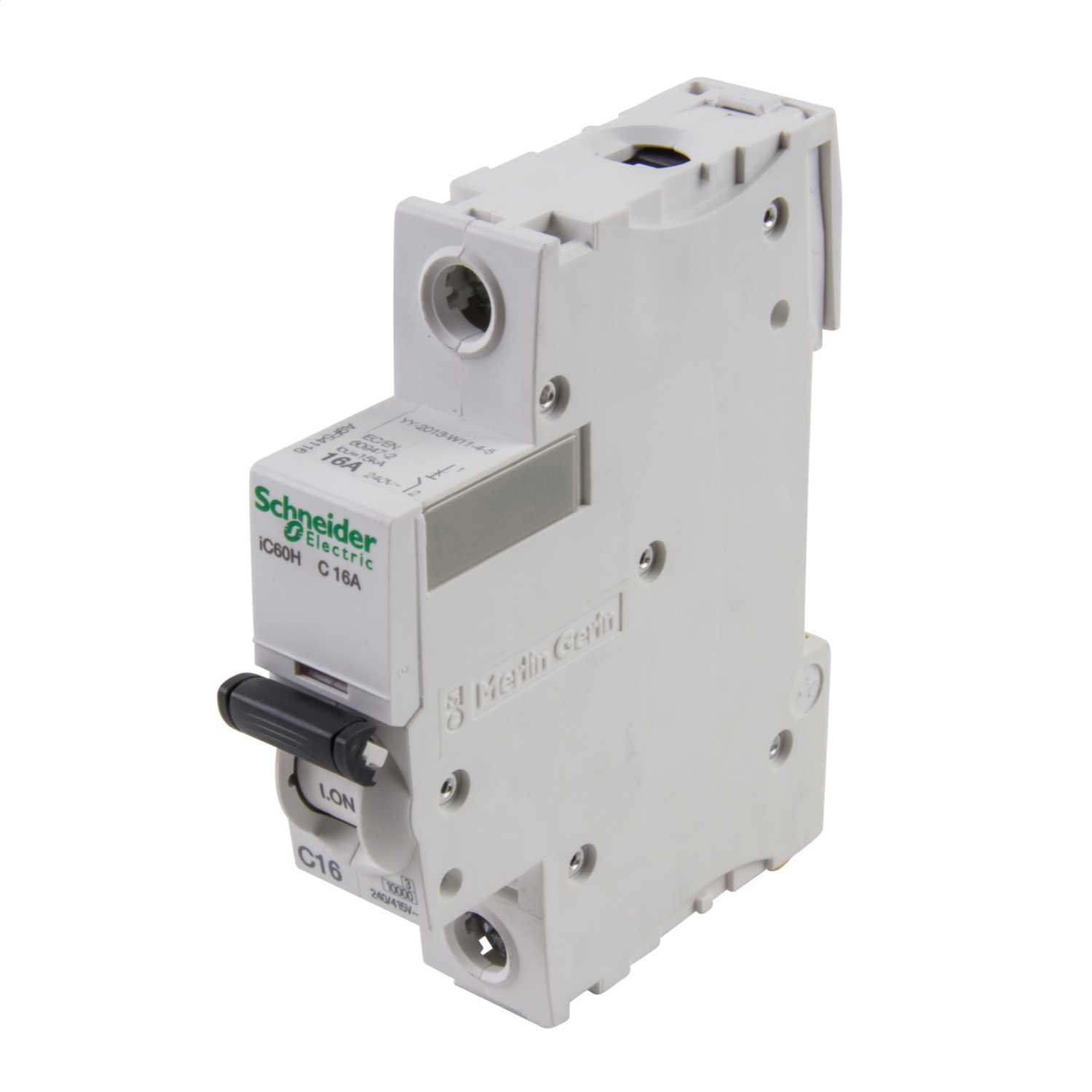 Schneider Acti9 16A Single Pole 10kA C Curve MCB (A9F54116) | CEF