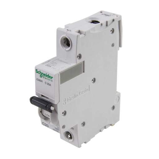 Schneider Acti9 20A Single Pole 10kA C Curve MCB (A9F54120) | CEF