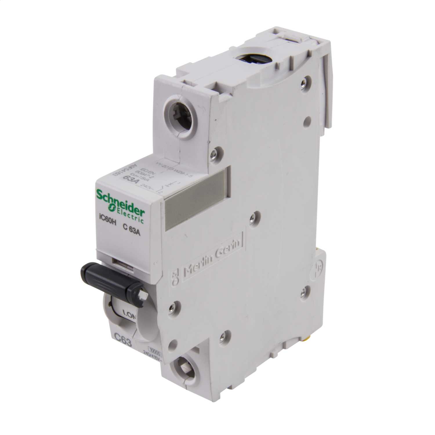 Schneider Acti9 63A Single Pole 10kA C Curve MCB (A9F54163) | CEF