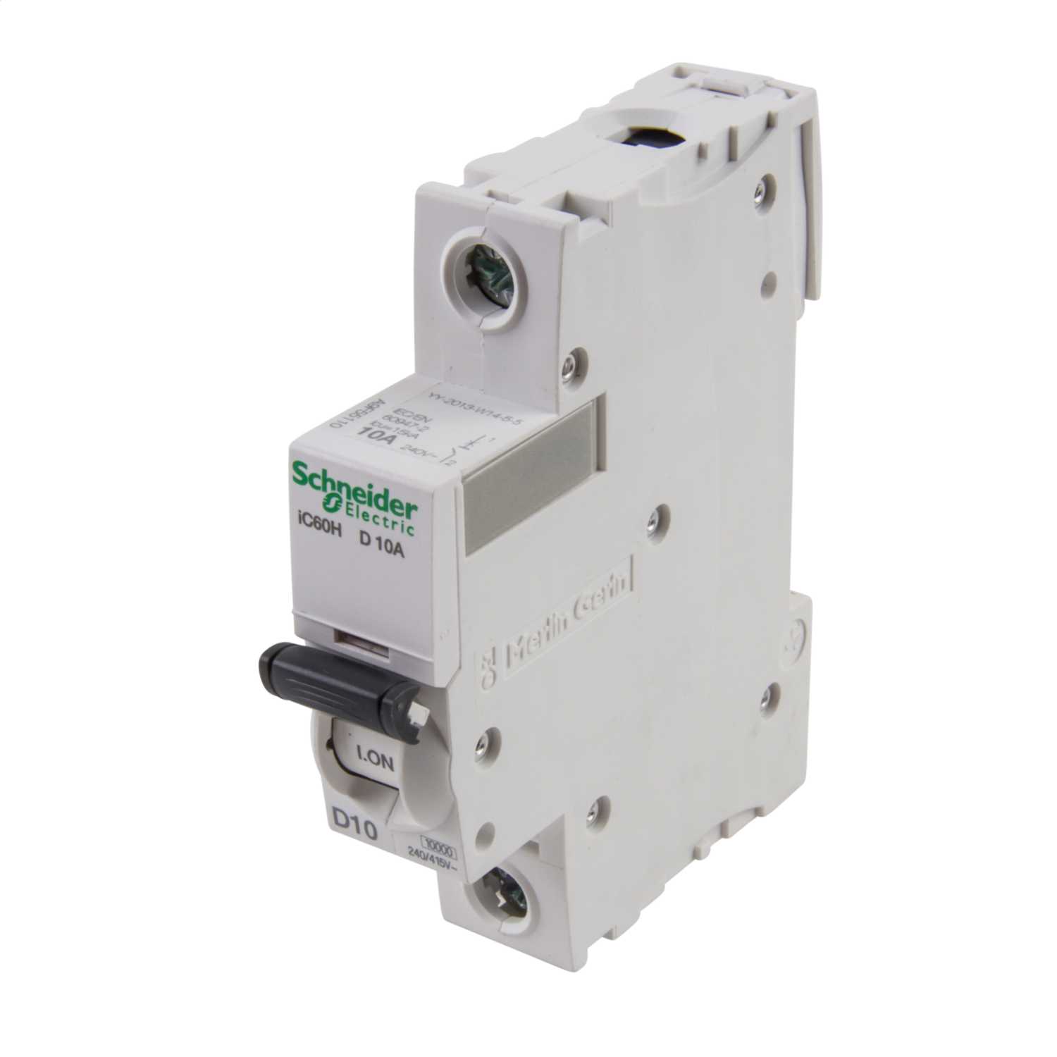 Schneider Acti9 10A Single Pole 10kA D Curve MCB (A9F55110) | CEF