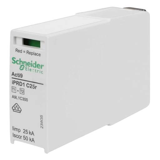 Schneider Acti9 Replacement Cartridge for Acti9 Surge Protector 3 Pole ...