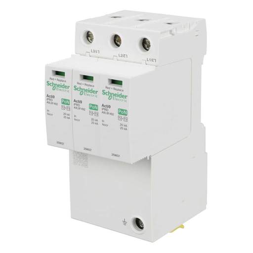 Schneider Acti9 20kA 3 Module 3 Pole and Neutral Type 2+3 Surge ...