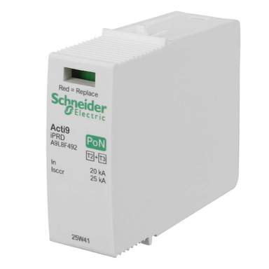 Schneider Acti9 Replacement Cartridge for Acti9 Surge Protector, Type 2 ...